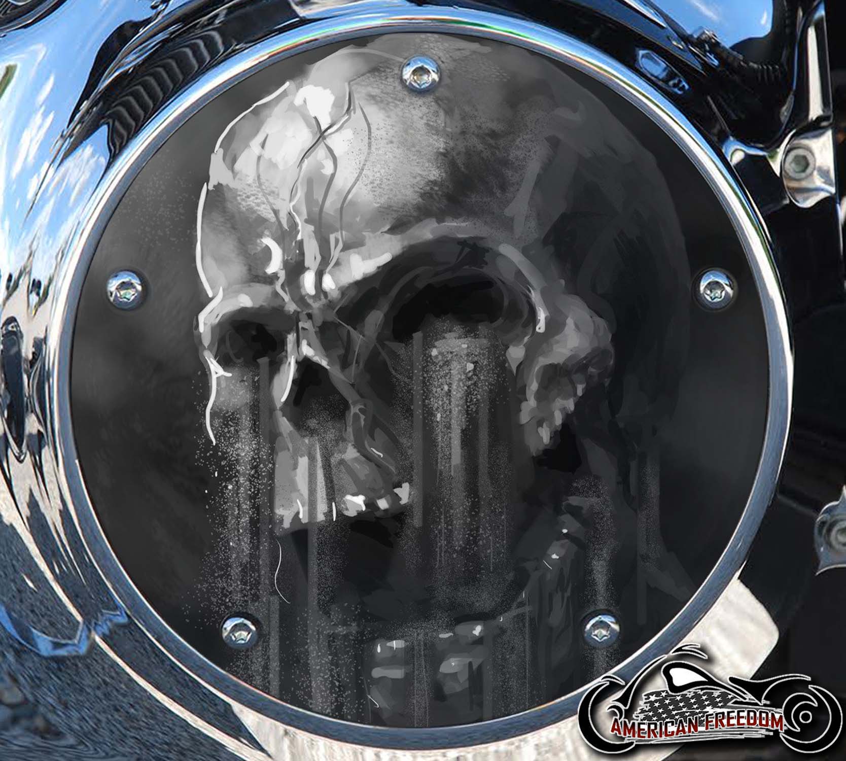 Custom Derby Cover - Sand Skull [Harley Davidson Derby Cover] - $129.99 ...