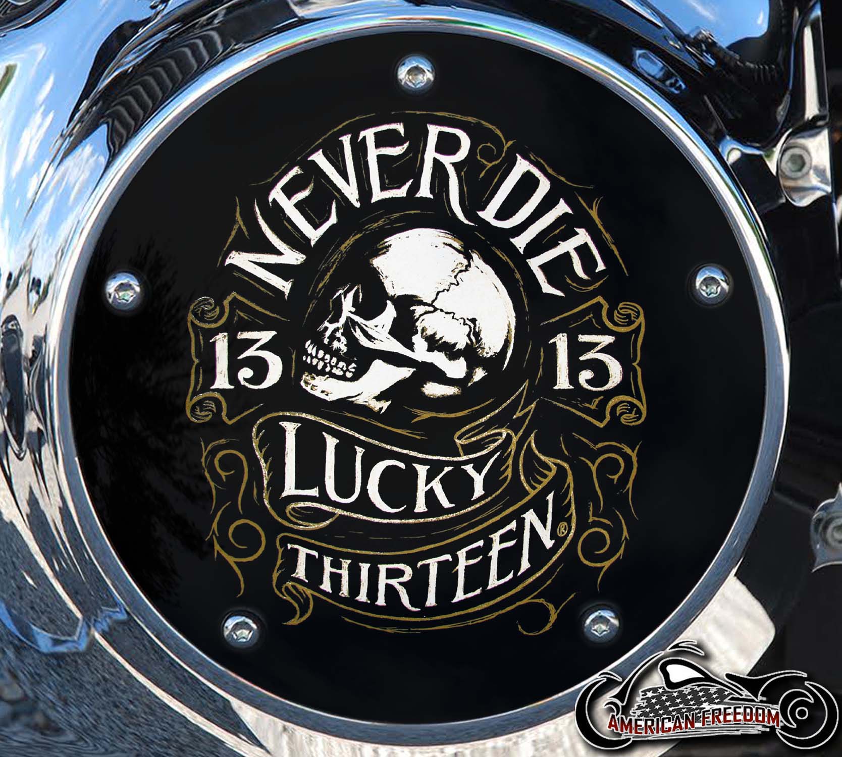 Custom Derby Cover - Never Die [Harley Davidson Derby Cover] - $129.99 ...