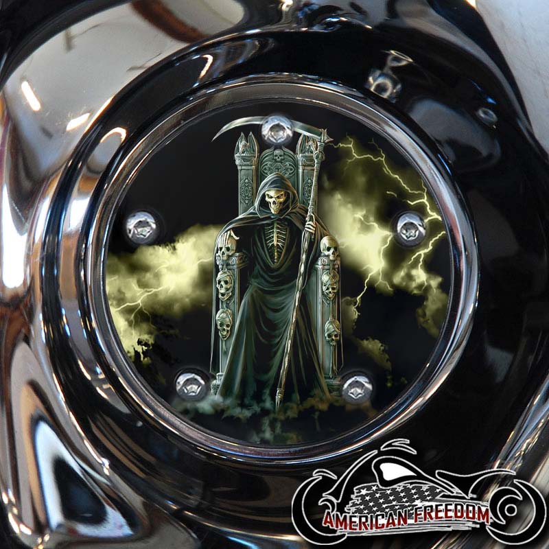 Custom Timing Cover - Reaper Throne Lightning [Harley Davidson Timing ...