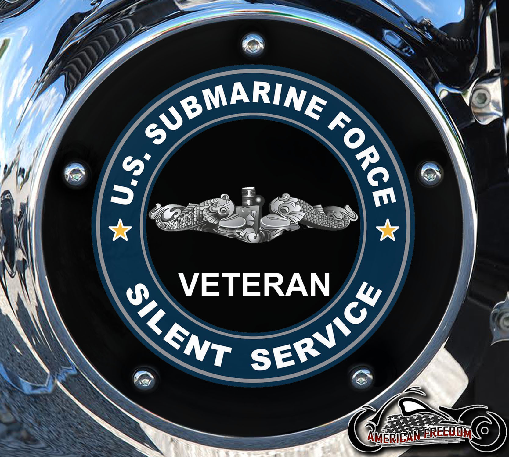 Custom Derby Cover - Submarine Force [Harley Davidson Derby Cover ...