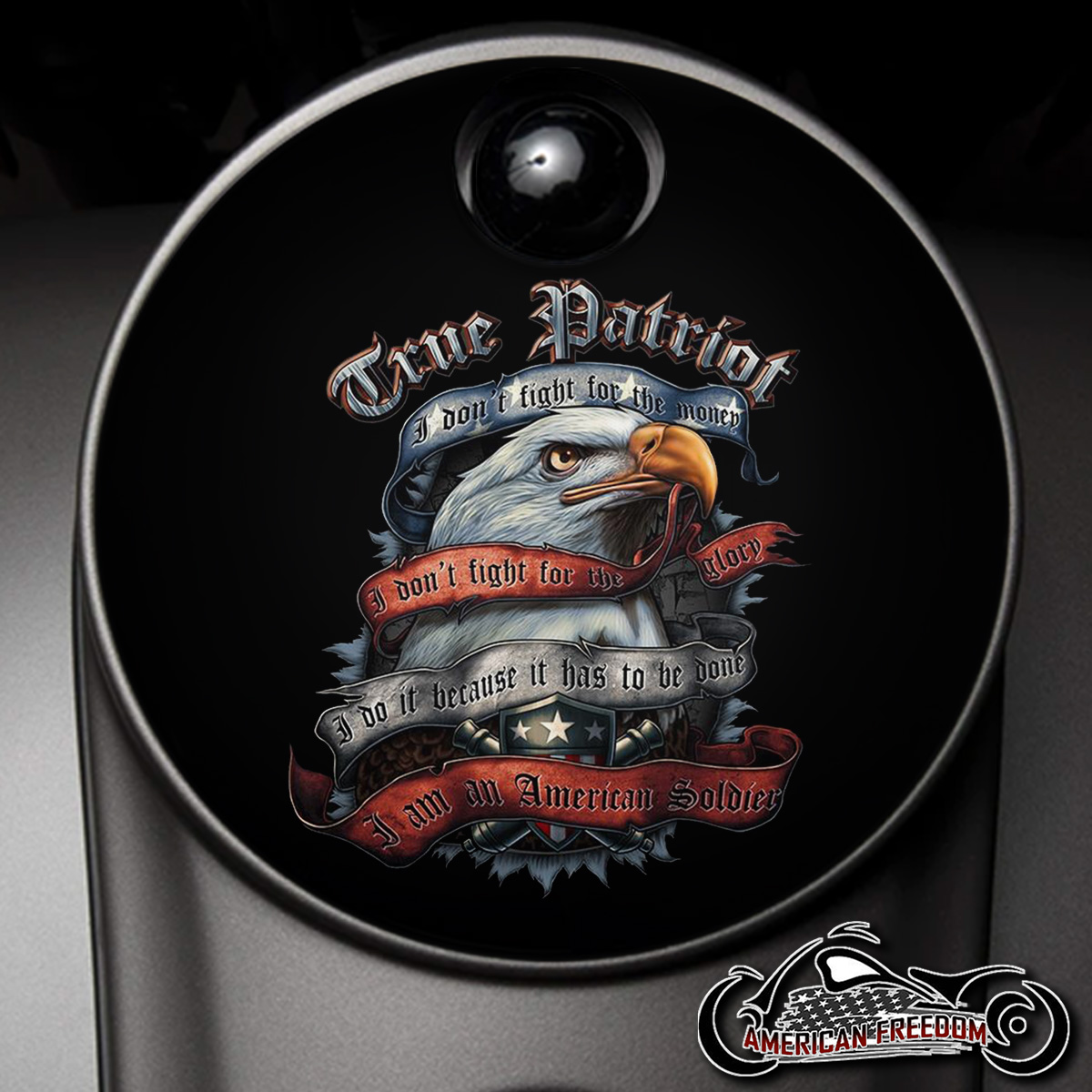 Custom Fuel Door - True Patriot [Harley Davidson Fuel Door] - $129.99 ...