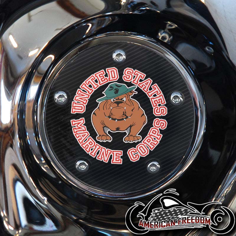 Custom Timing Cover - Marine Corp Bull Dog [Harley Davidson Timing ...