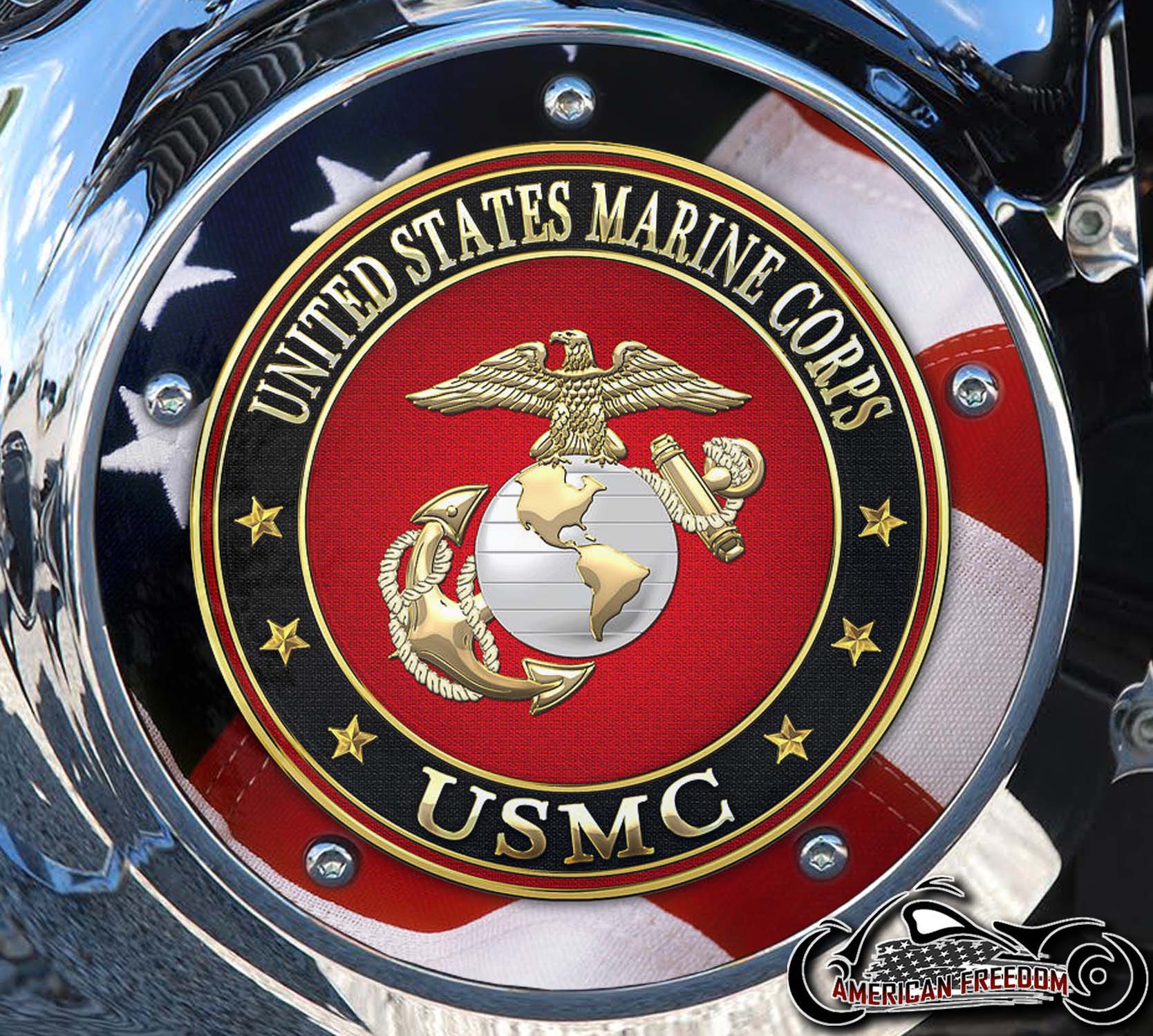 Military - Harley Davidson Derby Covers : Custom Derby Cover